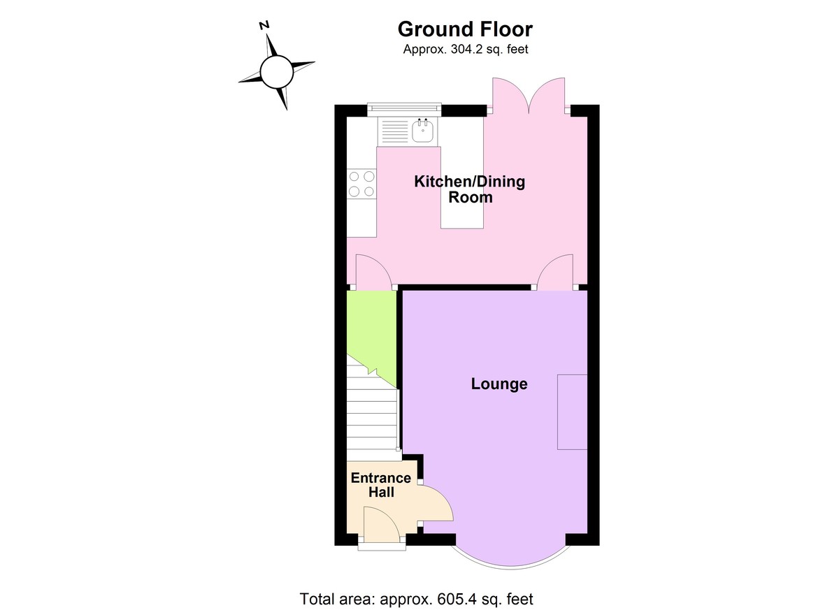 2 bedroom property for sale in Drayton Place, Irthlingborough, NN9 5TD