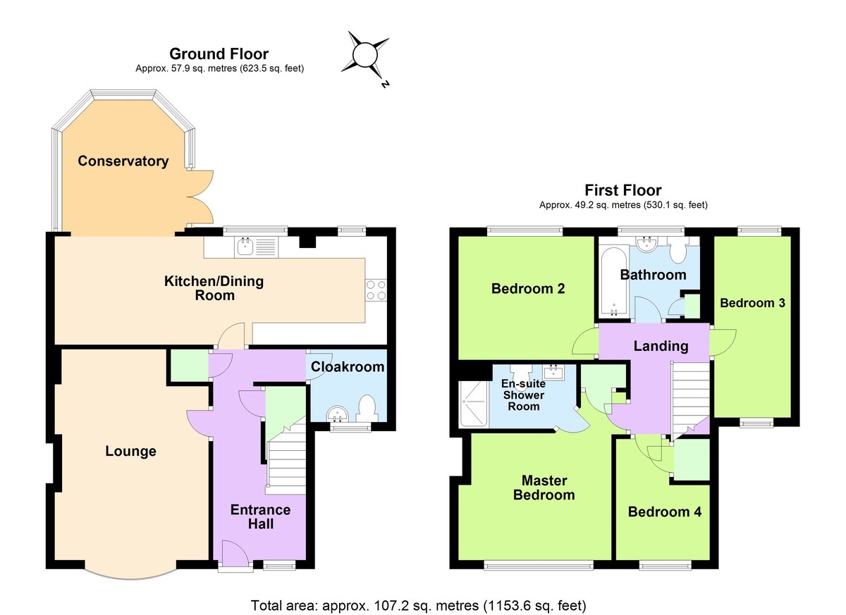 4 bedroom property for sale in Grangeway, Rushden, NN10 9JE