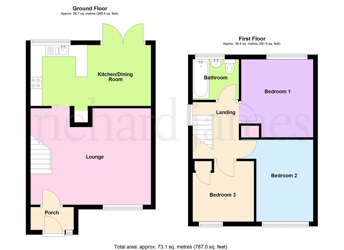 3 bedroom property for sale in Blaydon Walk, Wellingborough, NN8 5YU